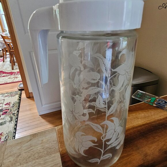 Anchor Hocking | Dining | Vintage Glass Tang Pitcher Anchor Hocking ...
